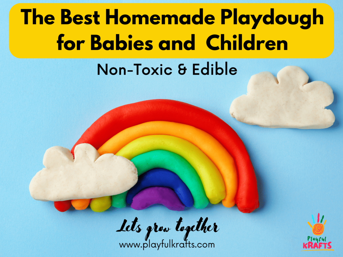 Best Soft Playdough Ever - Playful Krafts