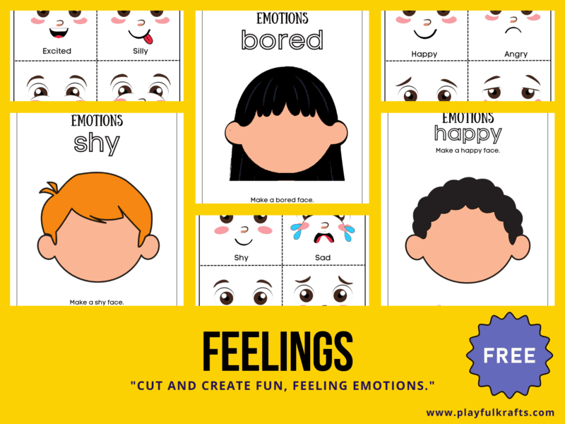 Feelings & Emotions Fun Learning - Playful Krafts