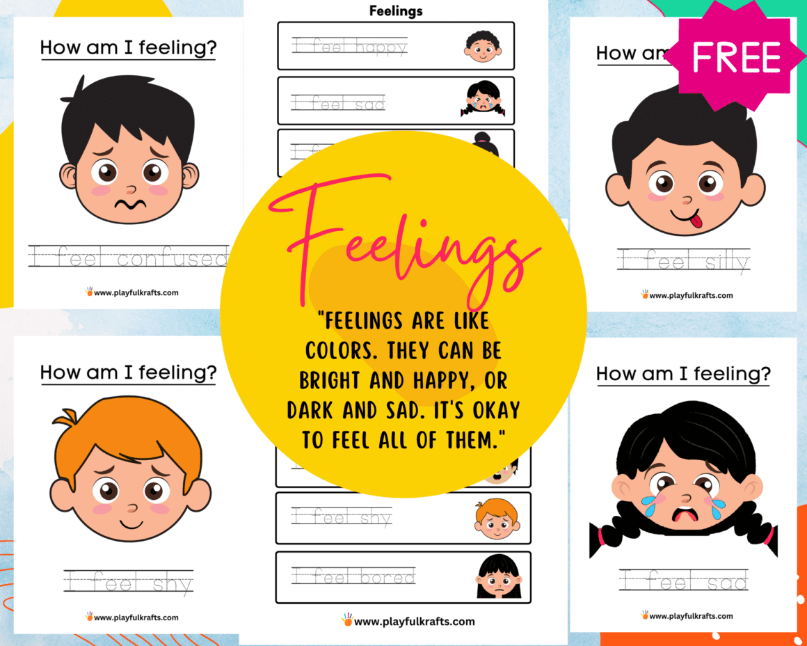 Feelings & Emotions Fun Learning - Playful Krafts