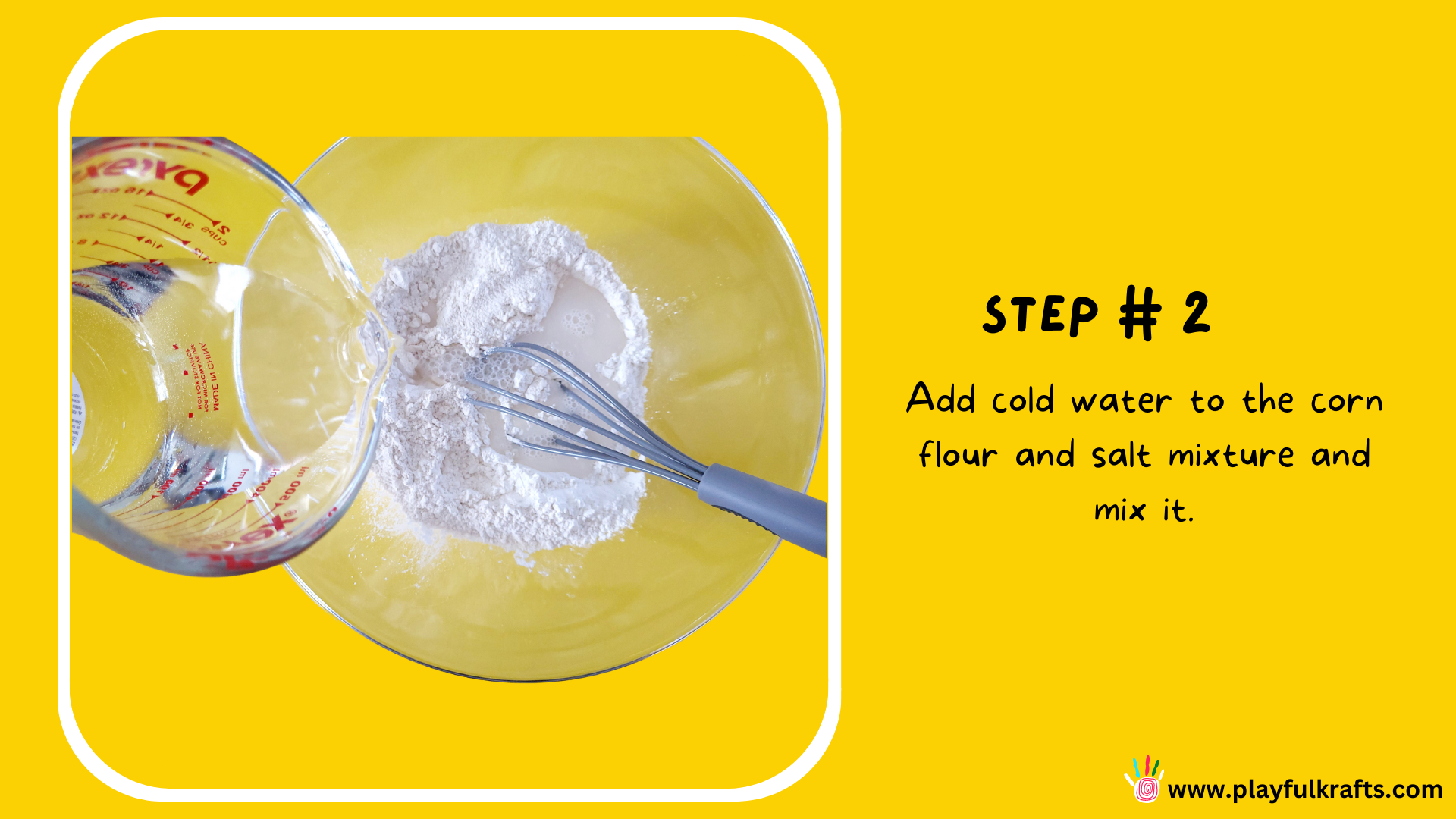 Corn Flour Homemade Playdough - Playful Krafts