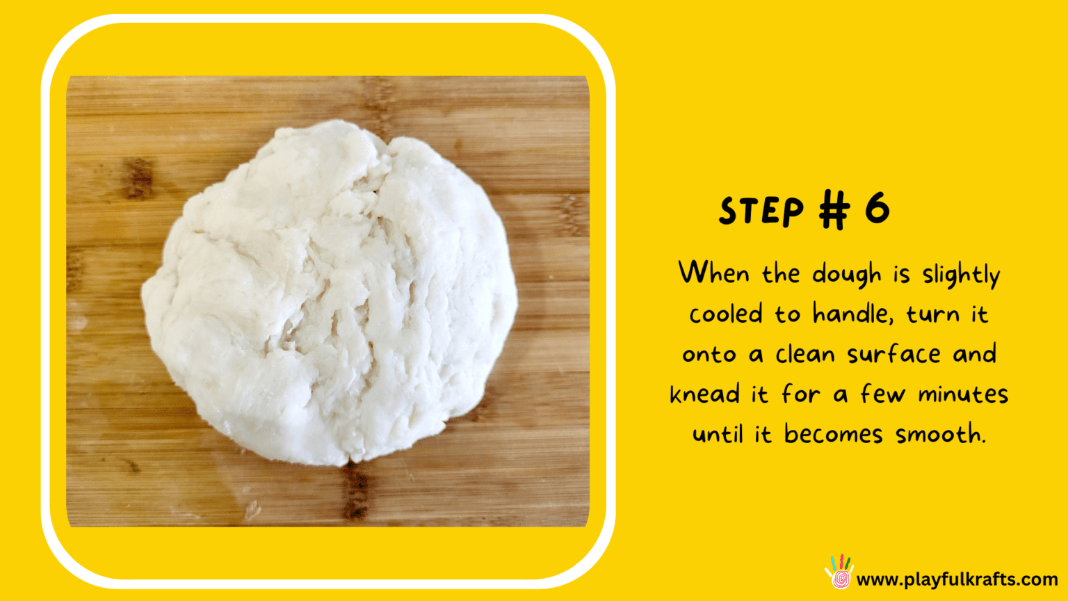 Corn Flour Homemade Playdough - Playful Krafts