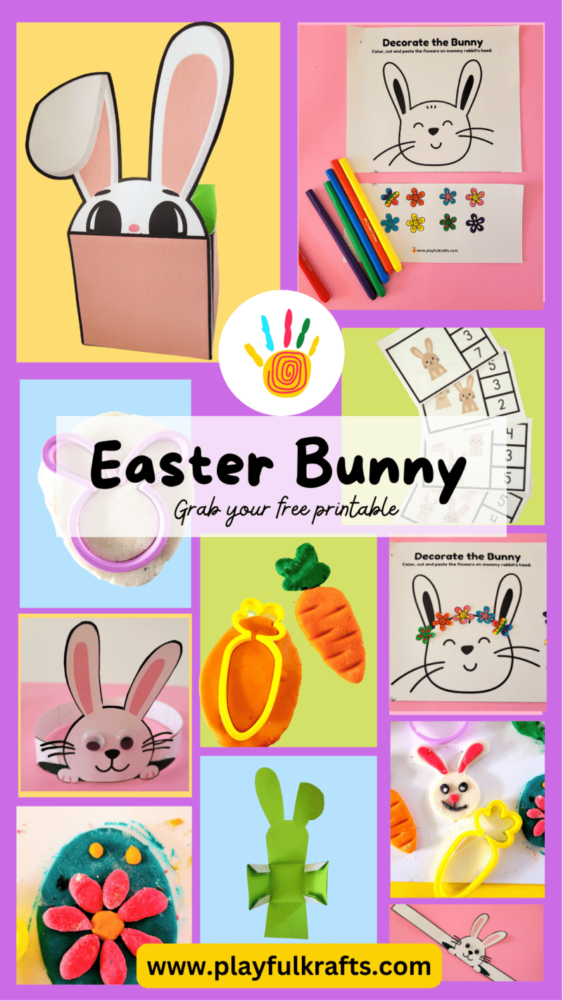Bunny Fun Activities (Free Printable) - Playful Krafts