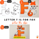Letter F Crafts For Preschoolers (Free Printable) - Playful Krafts