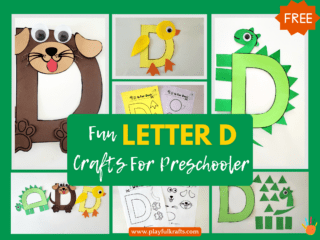 Letter D Crafts For Preschoolers And Toddlers (Free Printable ...