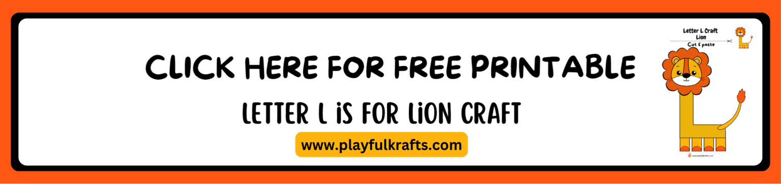 Letter L Crafts for Preschoolers (Free Activity Pack) - Playful Krafts